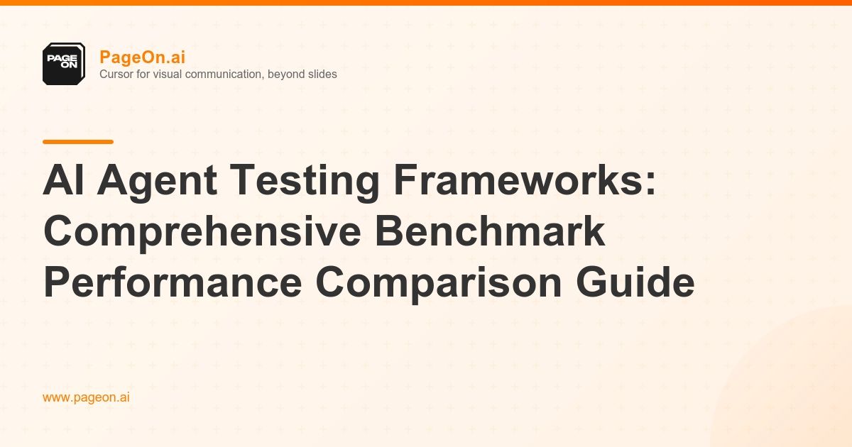AI Agent Testing Frameworks: Comprehensive Benchmark Performance ...
