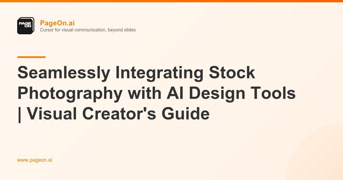 Seamlessly Integrating Stock Photography with AI Design Tools | Visual ...