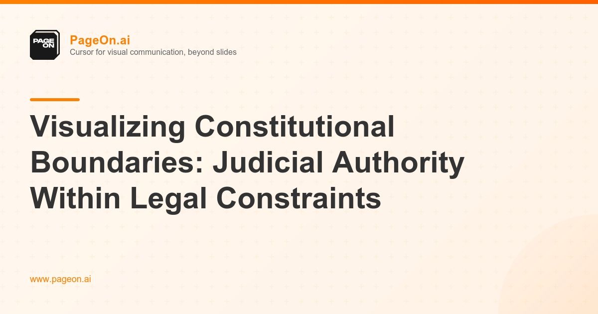 Visualizing Constitutional Boundaries: Judicial Authority Within Legal ...